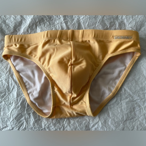 Desmit | Swim | Mens Golden Yellow Enhancing Swim Briefs | Poshmark